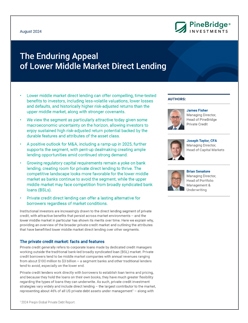 The Enduring Appeal of Lower Middle Market Direct Lending | PineBridge ...